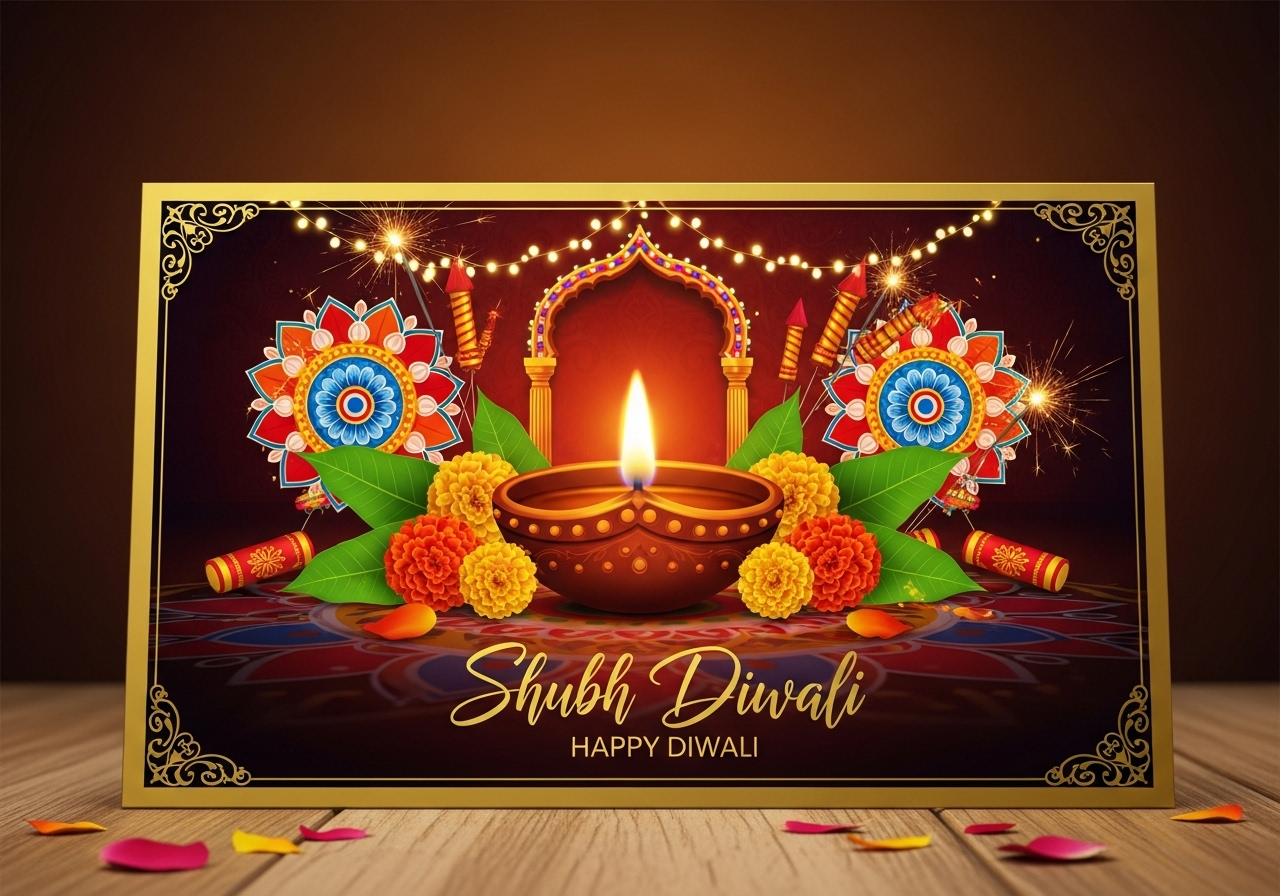 Greeting Cards for Diwali | Diwali Greeting Card Ideas