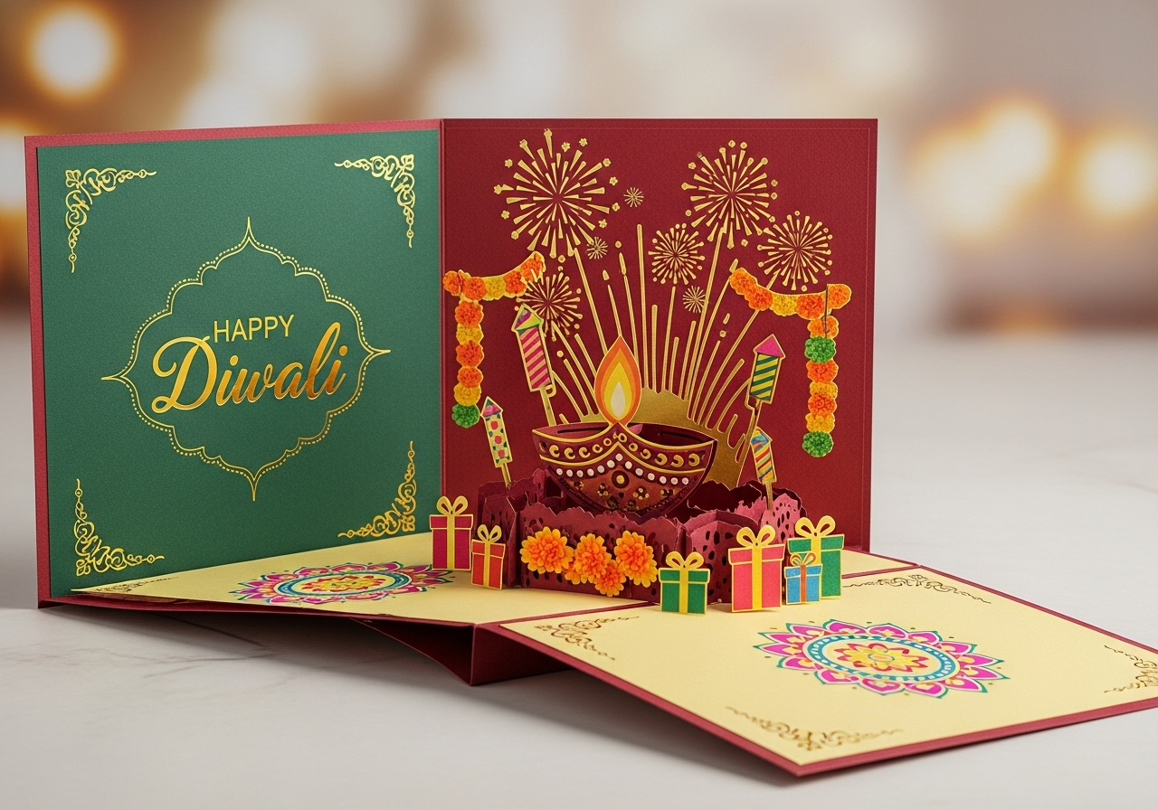 Greeting Cards for Diwali | Diwali Greeting Card Ideas